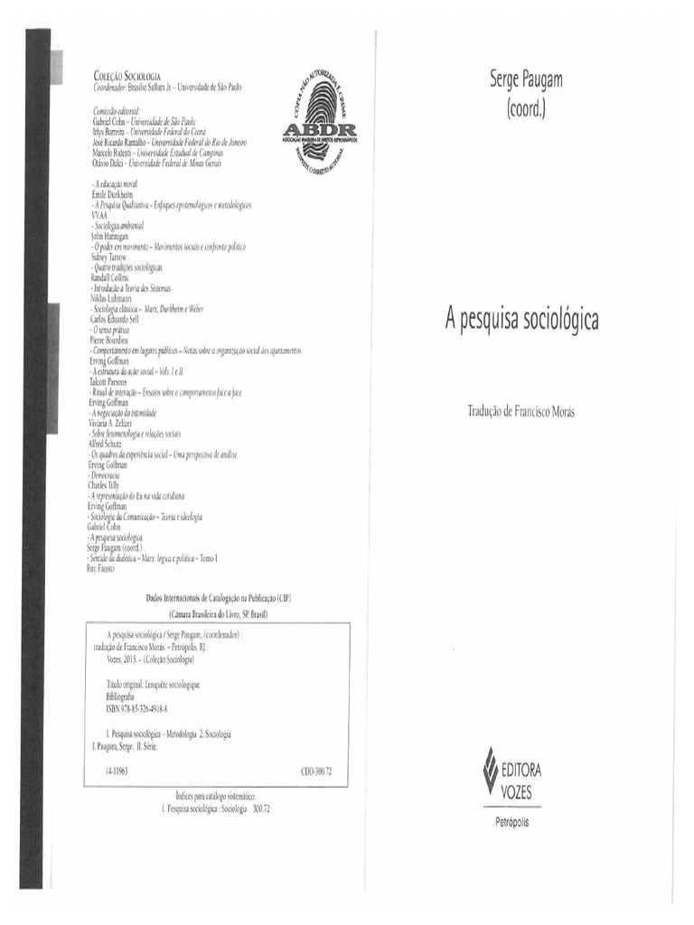 Schnapper 2015 Elaborar Um Tipo Ideal | PDF