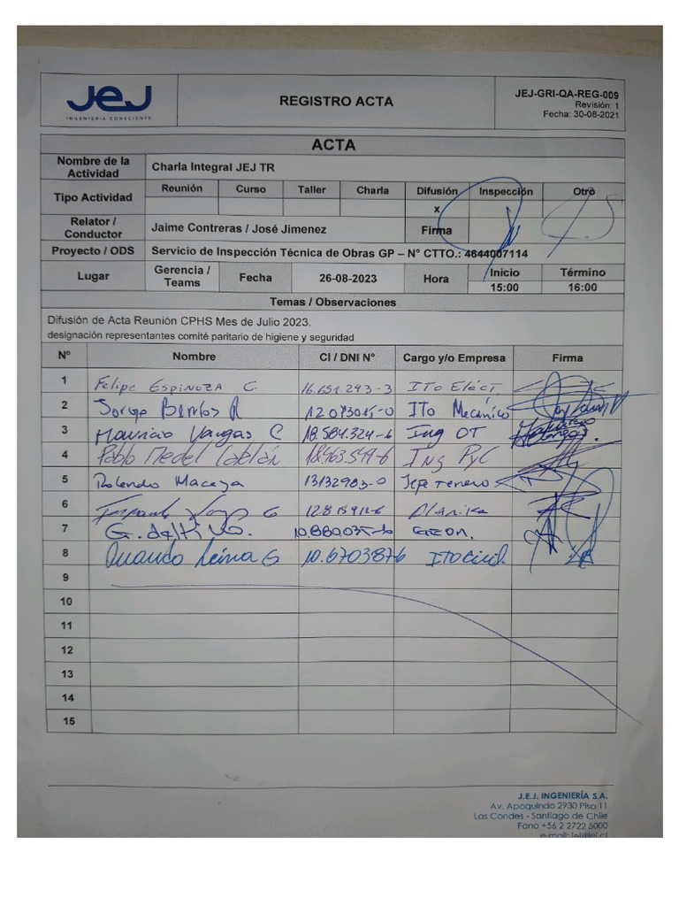 Difus Acta CPHS | PDF