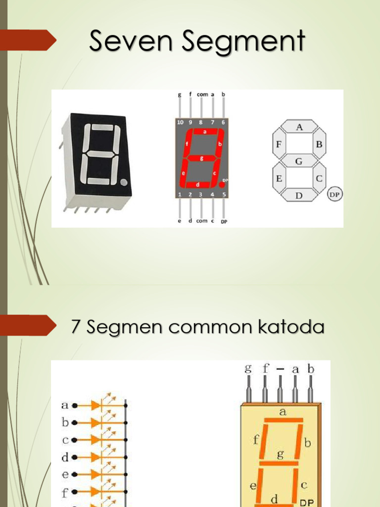 Pengukuran 7 Segmen Common Katoda | PDF