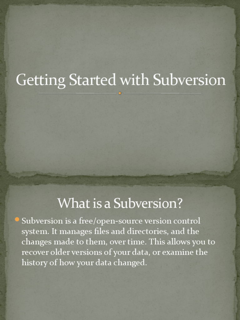 Svn Presentation Pdf