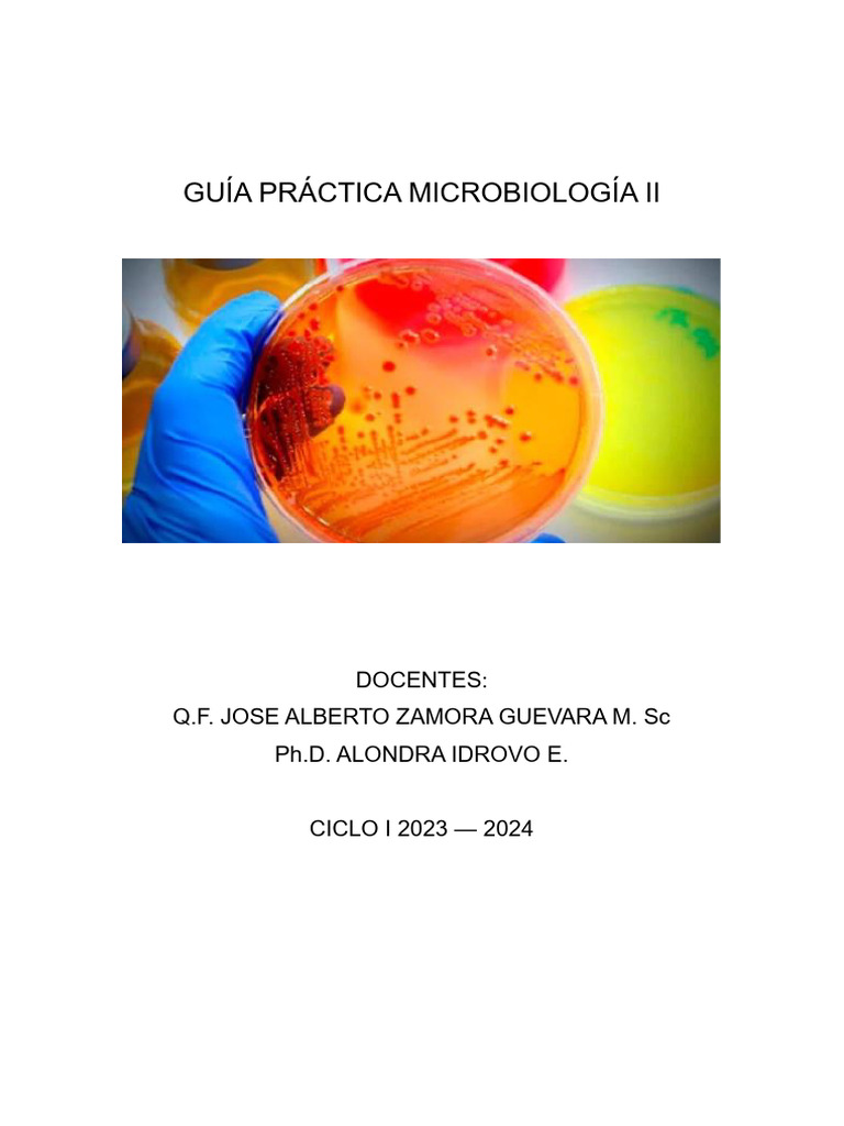 GUIA PRACTICA MICROBIOLOGIA II | PDF | Unidad de formación de Colonia | Levadura