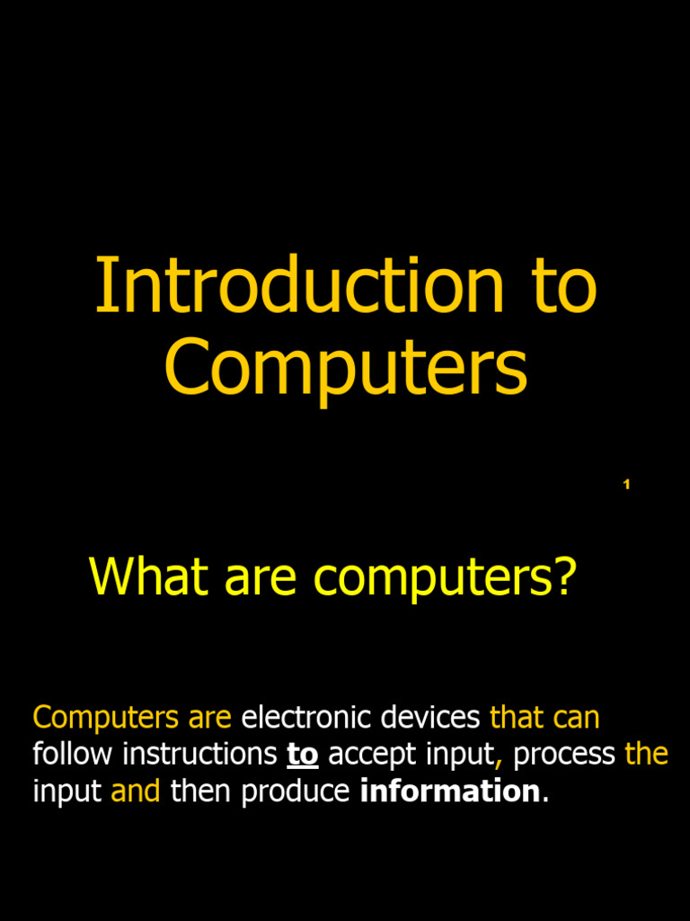 Introduction To Computer L1-L3 | PDF | Computer Data Storage | Floppy Disk