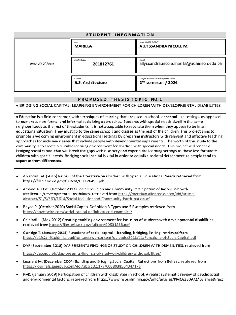 3 Title Proposal - MARILLA | PDF