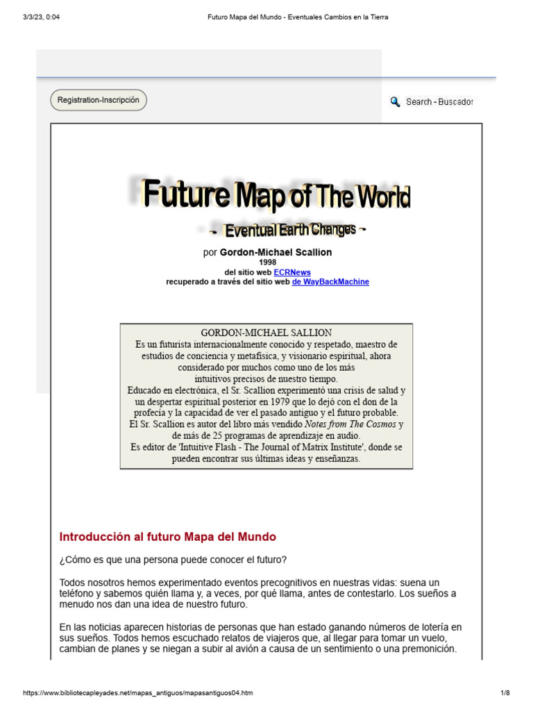 Cambios Futuros en el Mapa Mundial | PDF | Tierra | Mar