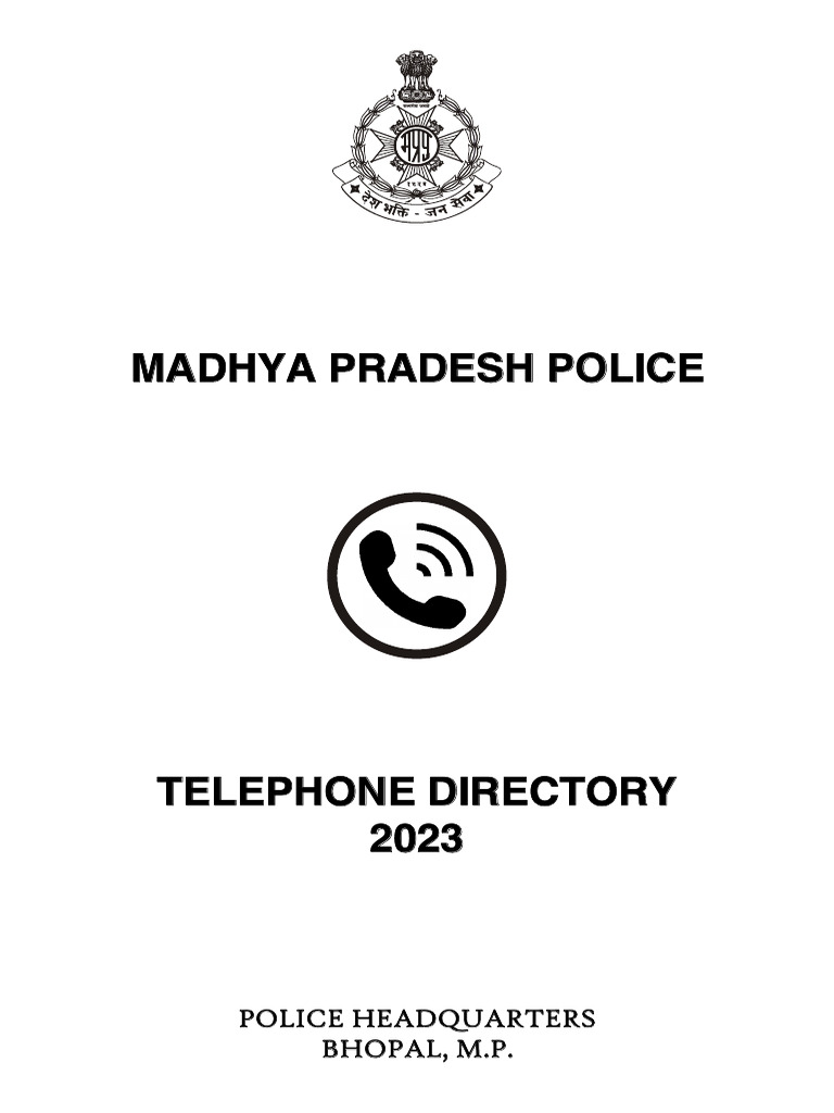 Madhya Pradesh Police Directory 2023 | PDF | Law Enforcement | Crime ...
