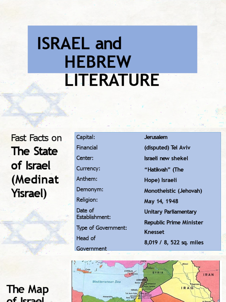 Israel and Hebrew Literature | PDF | Nevi'im | Hebrew Bible