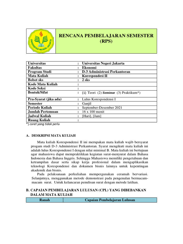 Korespondensi II Format SFD Ibu Opi | PDF