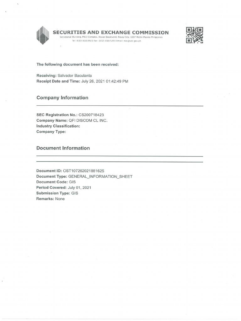 Discom CL | PDF