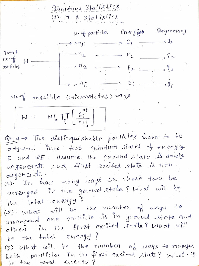 MB Statistics - Today's Class Notes | PDF