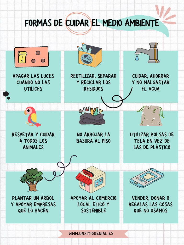 ¿Que Podemos Hacer para Cuidar El Medio Ambiente? | PDF