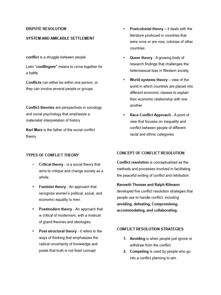 Dispute Resolution Reviewer | PDF | Arbitration | Mediation