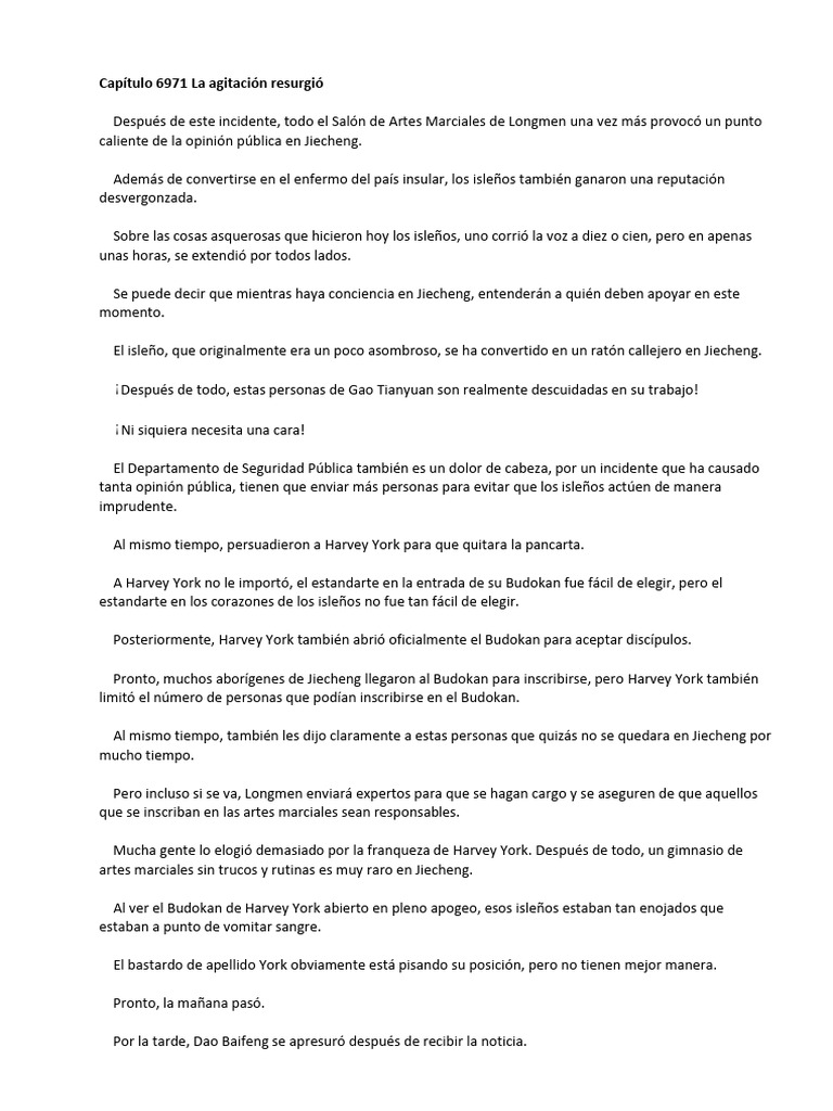 Yerno Piadoso Al Poder 6971-6974 | PDF