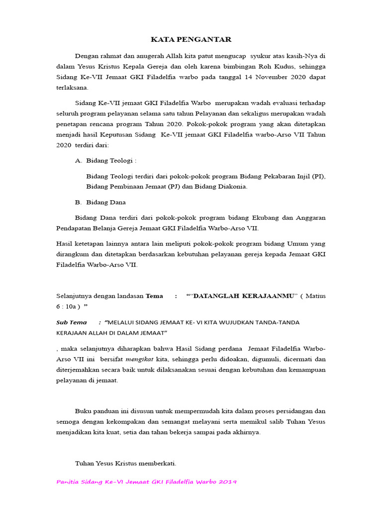 Panduan Sidang | PDF