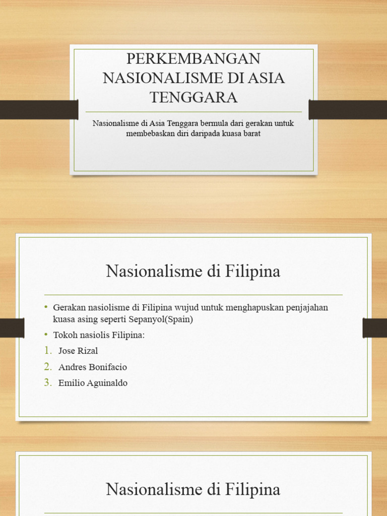 Perkembangan Nasionalisme Di Asia Tenggara | PDF