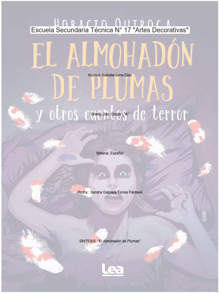 Síntesis El Almohadón de Plumas | PDF