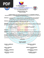 BARANGAY RESOLUTION Reprogramming | PDF | Government