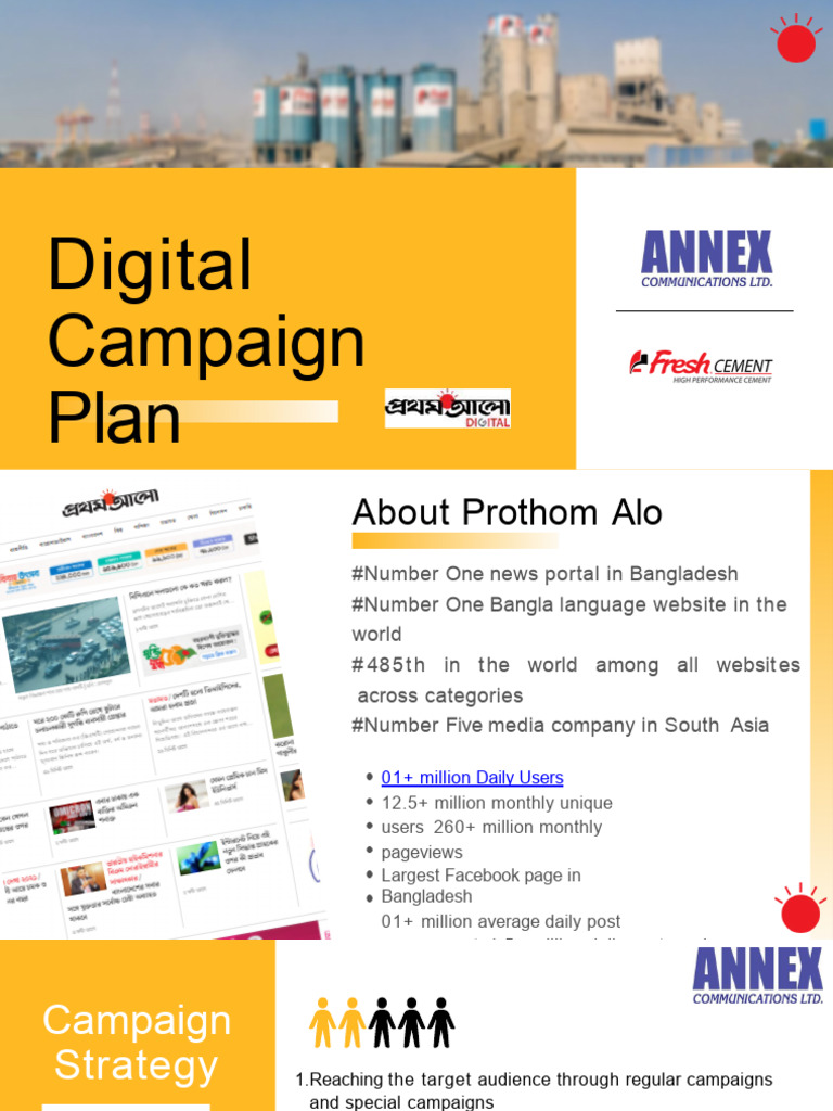 Digital Campaign Plan - Fresh Cement - PALO Digital | PDF