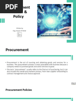 Terms of Reference - Procurement Committee | PDF | Committee | Board Of ...