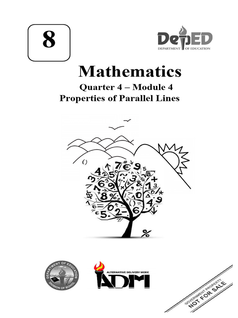 Math8 Q4 SLM WK4 | PDF | Angle | Elementary Mathematics