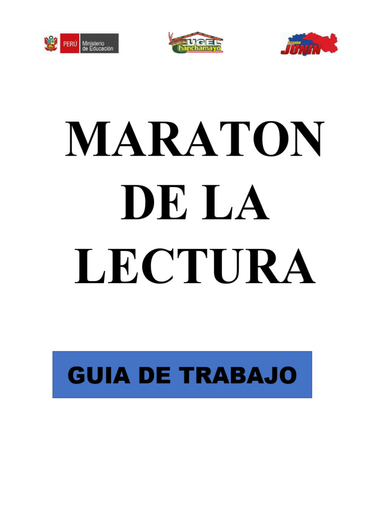 Maratón de Lectura: Guía y Actividades | PDF | Aprendizaje