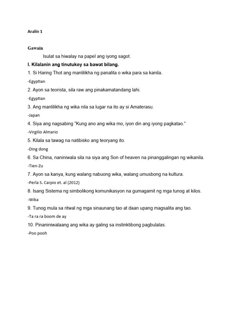 Odin, Alejandro - Bsed Filipino 2a | PDF