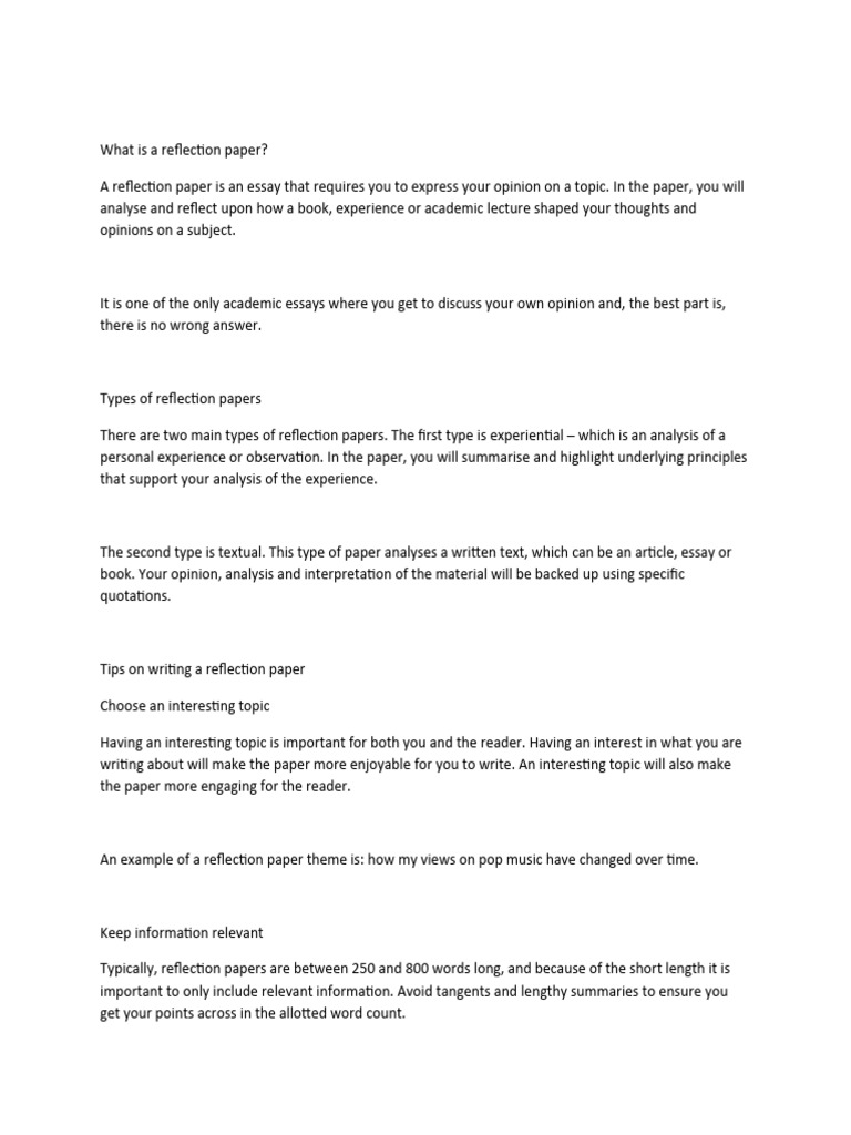 Reflection Letter | PDF | Essays | Thought