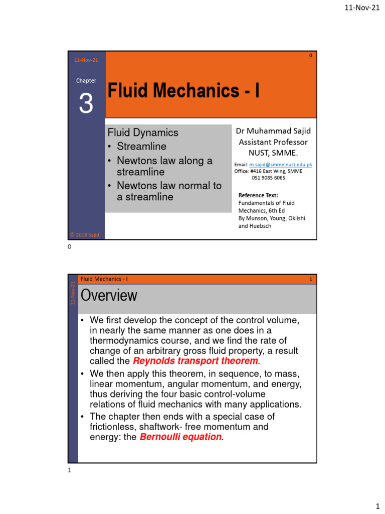 FM-I CHP 03 | PDF | Fluid Dynamics | Pressure