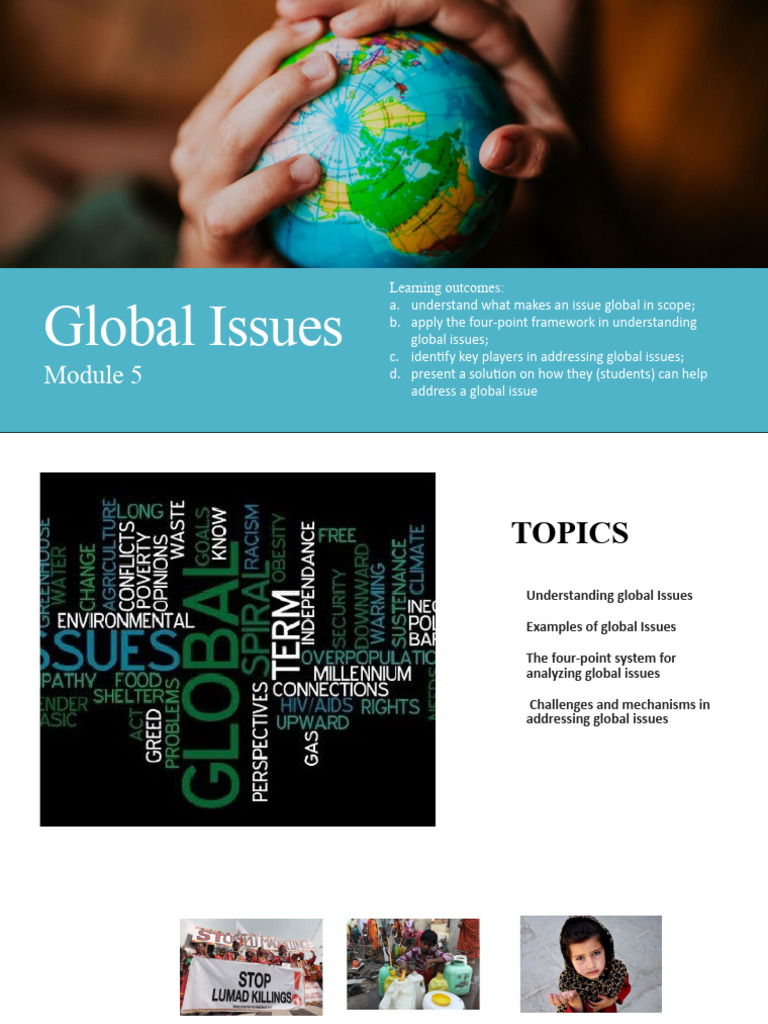 Module 5 Global Issues | PDF