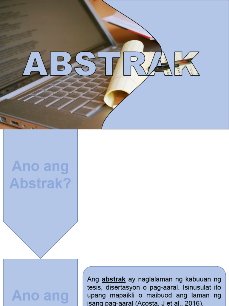 ARALIN 3 Pagsulat NG Abstrak | PDF
