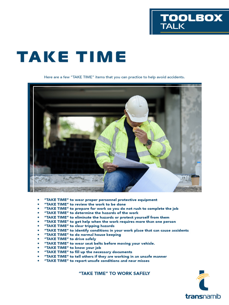 Toolbox - Take Time | PDF