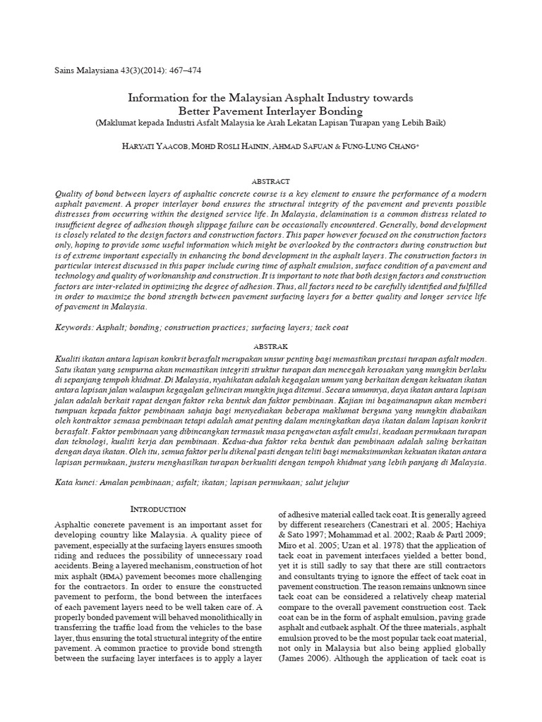 Ukm Paper | PDF | Road Surface | Road