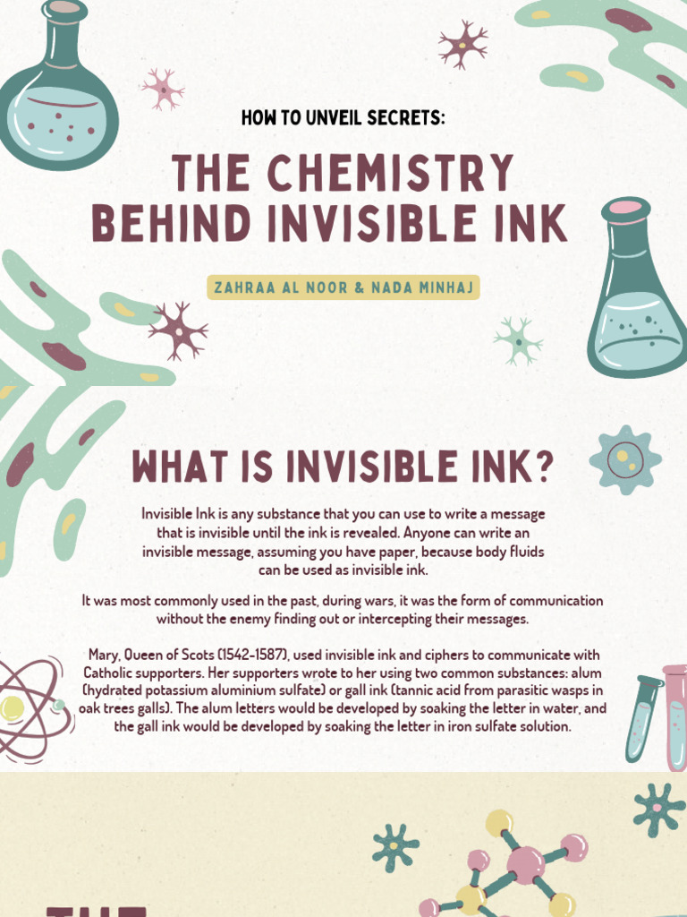 Invisible Ink | PDF | Sodium Carbonate | Molecules