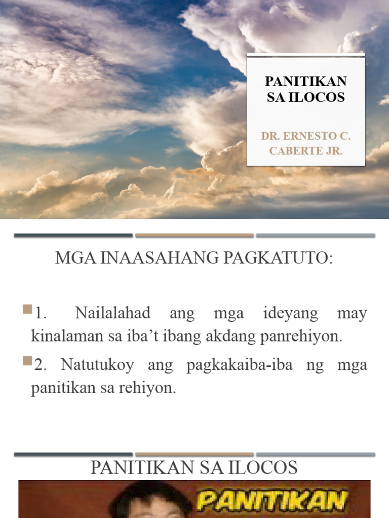 Panitikan Sa Ilocos | PDF