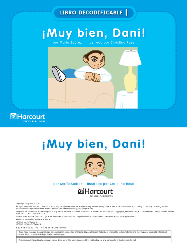 Libro - Decodificable - 1 Muy Bien, Dani | PDF