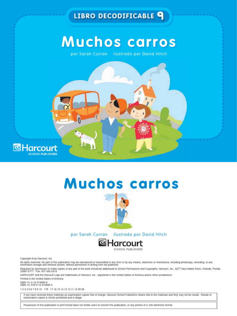 Libro - Decodificable - 9 Muchos Carros | PDF | Written Communication | Publishing