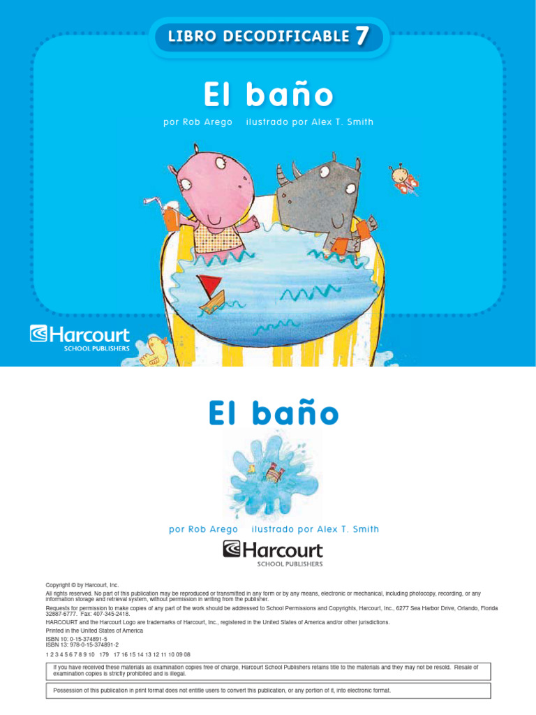 Libro - Decodificable - 7 El Baño | PDF