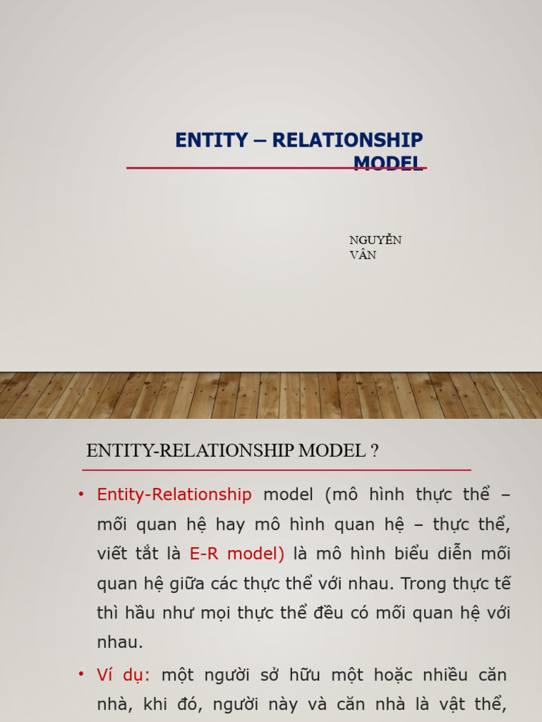 2-Entity-Relationship Model | PDF