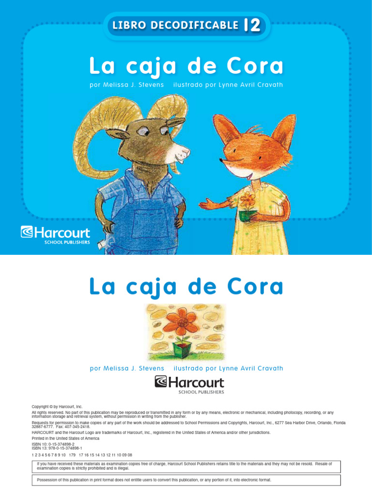 Libro - Decodificable - 12 La Caja de Cora | PDF