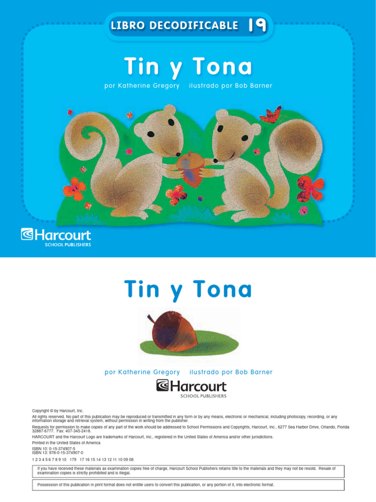 Libro - Decodificable - 19 Tin y Tona | PDF