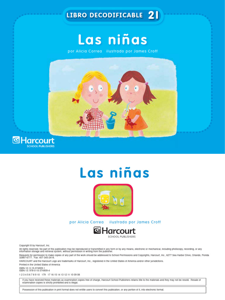 Libro - Decodificable - 21 Las Niñas | PDF | Salud y bienestar