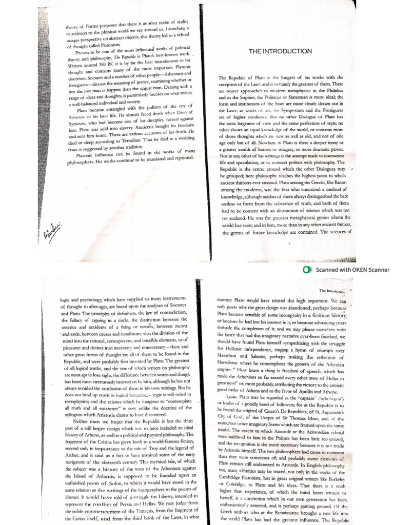 Plato The Republic. | PDF