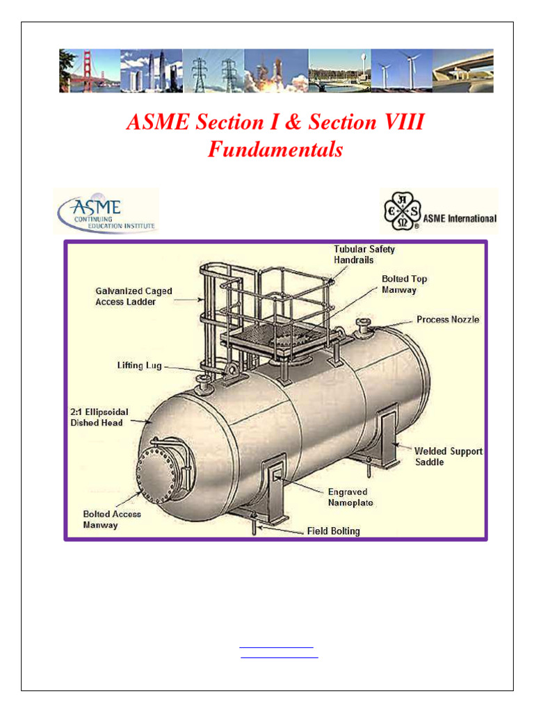 ASME Section I and VIII Fundamentals | PDF | Pipe (Fluid Conveyance ...