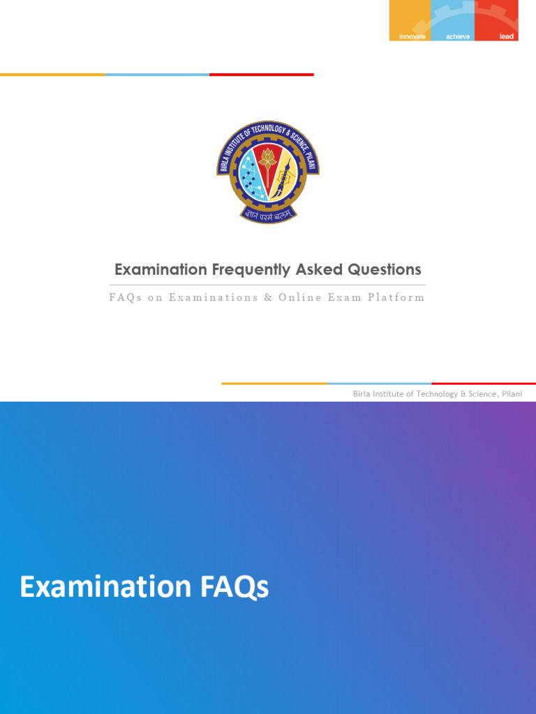 MM3 - Examination Frequently Asked Questions (FAQs) | PDF | Antivirus Software | Computer ...