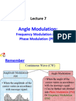 Angle Modulation Problems | PDF | Frequency Modulation | Bandwidth (Signal Processing)