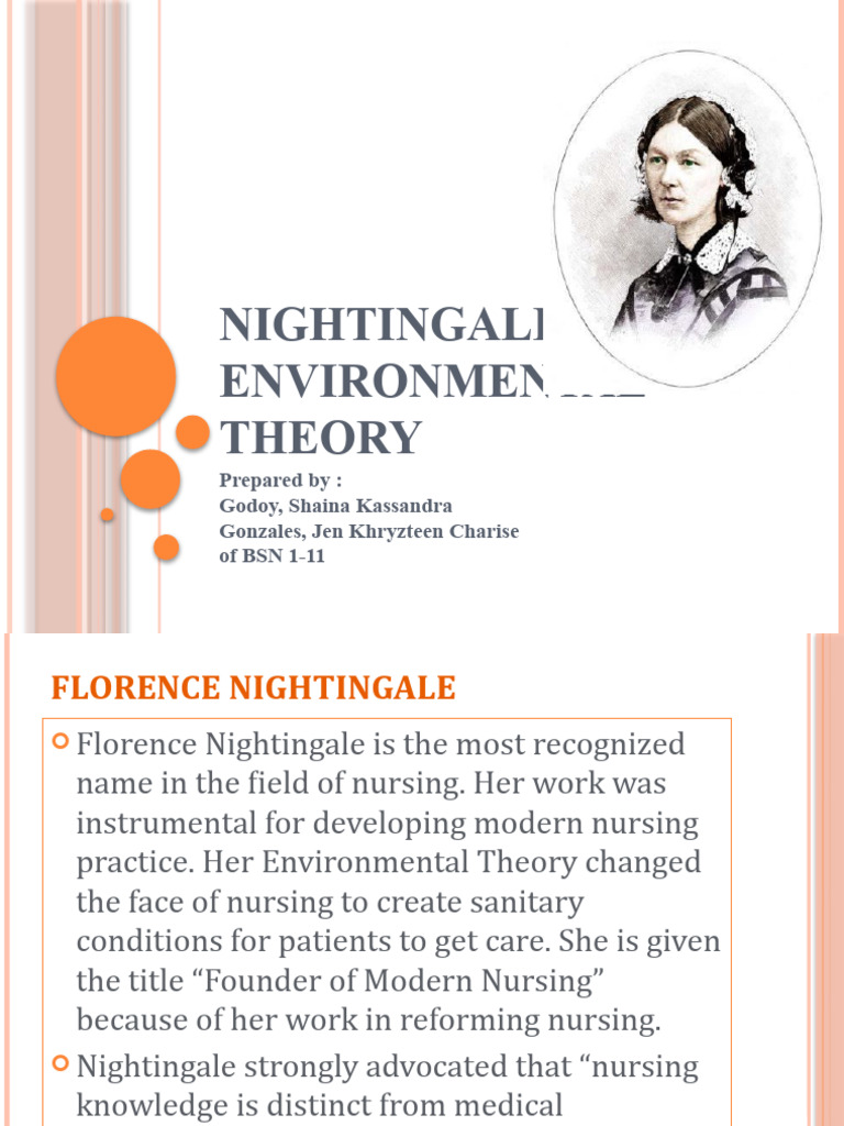 Nightingales Environmental Theory 2 | PDF | Nursing | Florence Nightingale