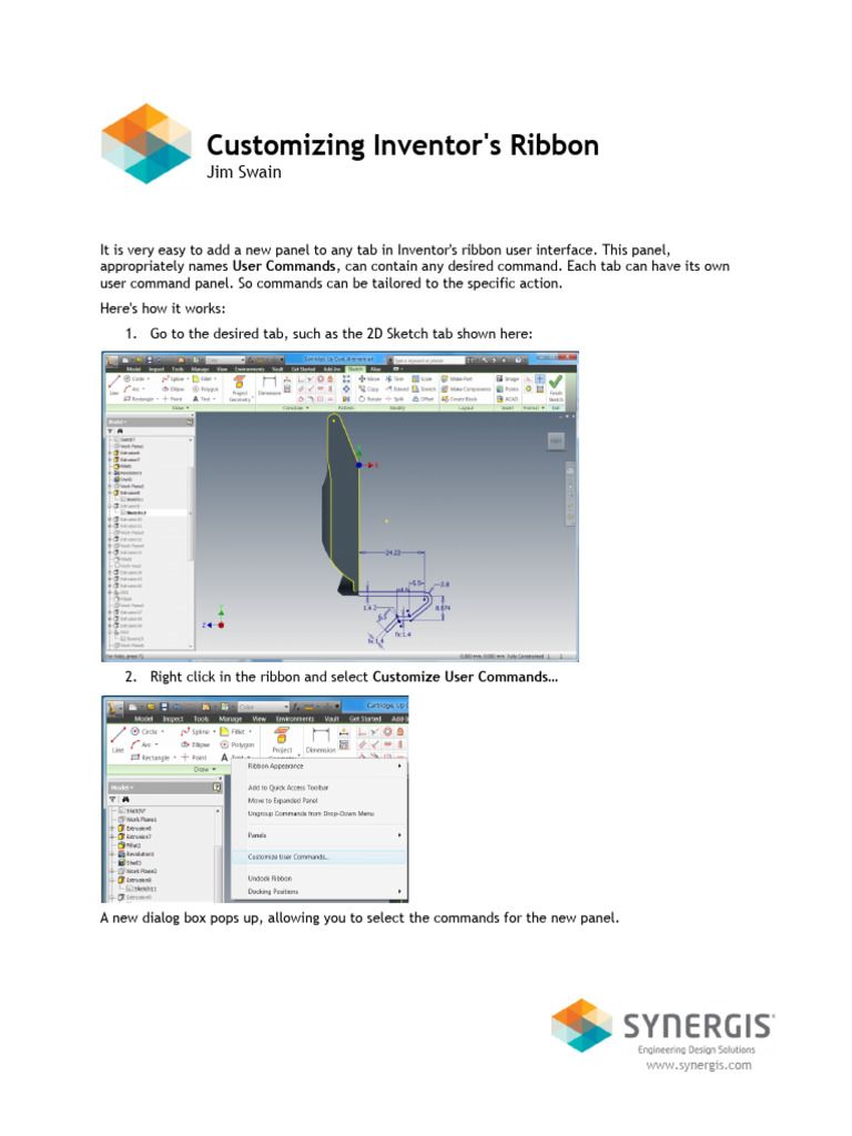 Customizing Inventors Ribbon Pdf