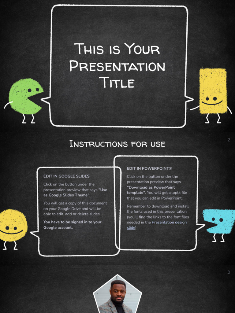 Geometry Slides Template | PDF | Blue | Color
