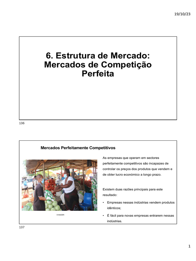 Notas ECONOMIA | PDF | Monopólio | Mercado (economia)