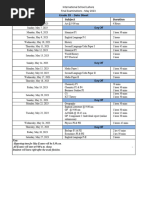 MayJune 2023 CSEC Timetable | PDF