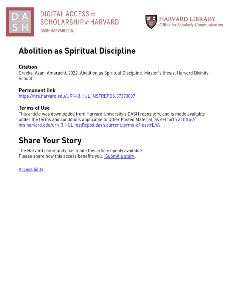 Creeks Thesis Final 1 | PDF | Prison | Abolitionism